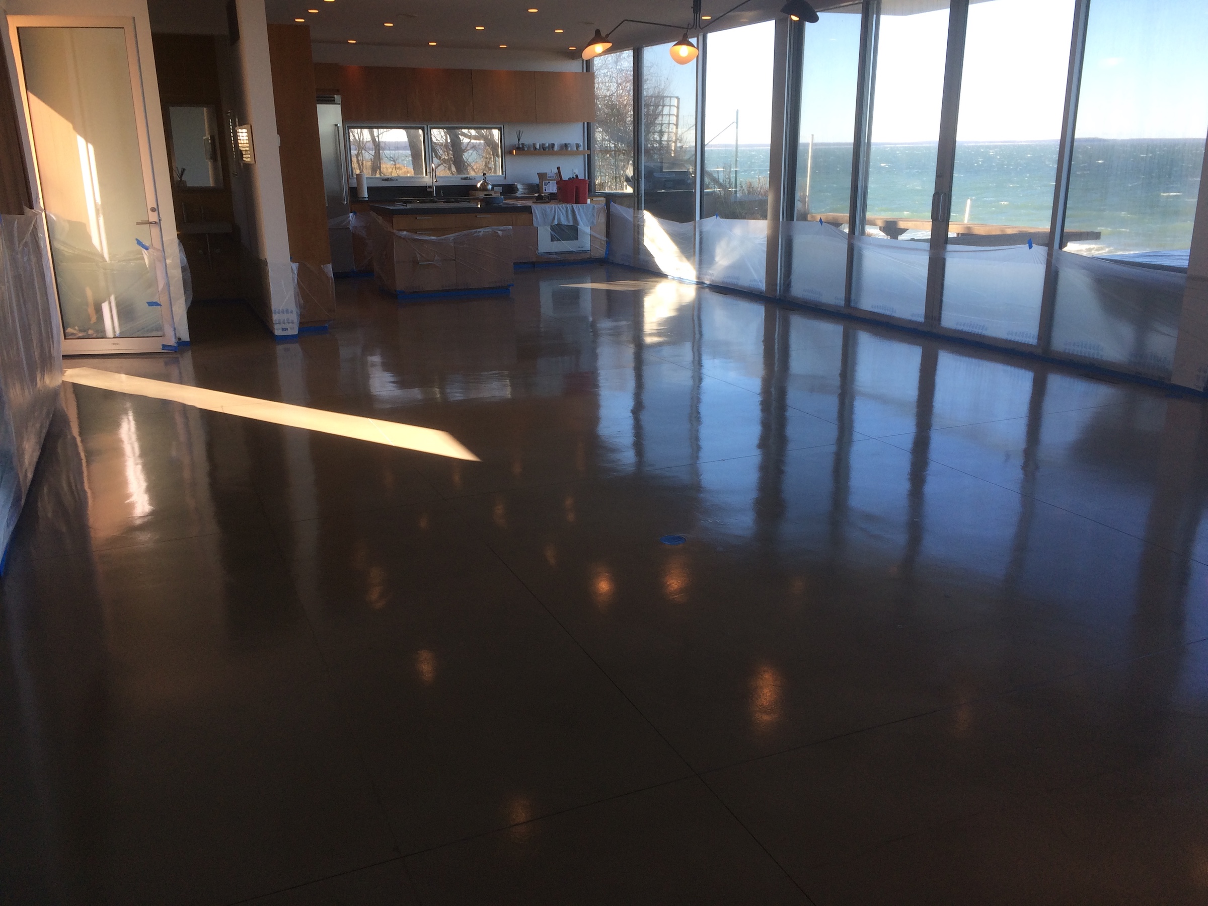 Self-Leveler Polished Concrete Overlays - Oldstonerestoration