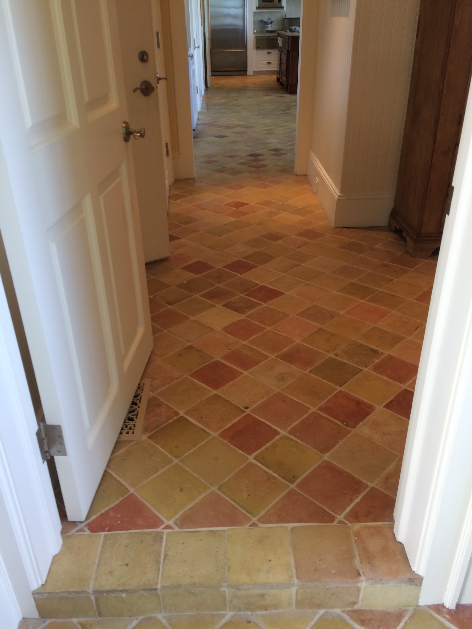 Terracotta Floor Restoration - Oldstonerestoration