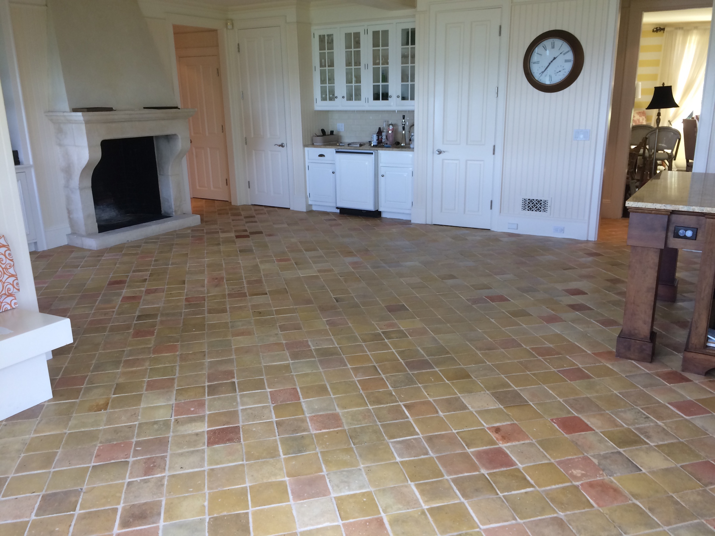 Terracotta Floor Restoration - Oldstonerestoration