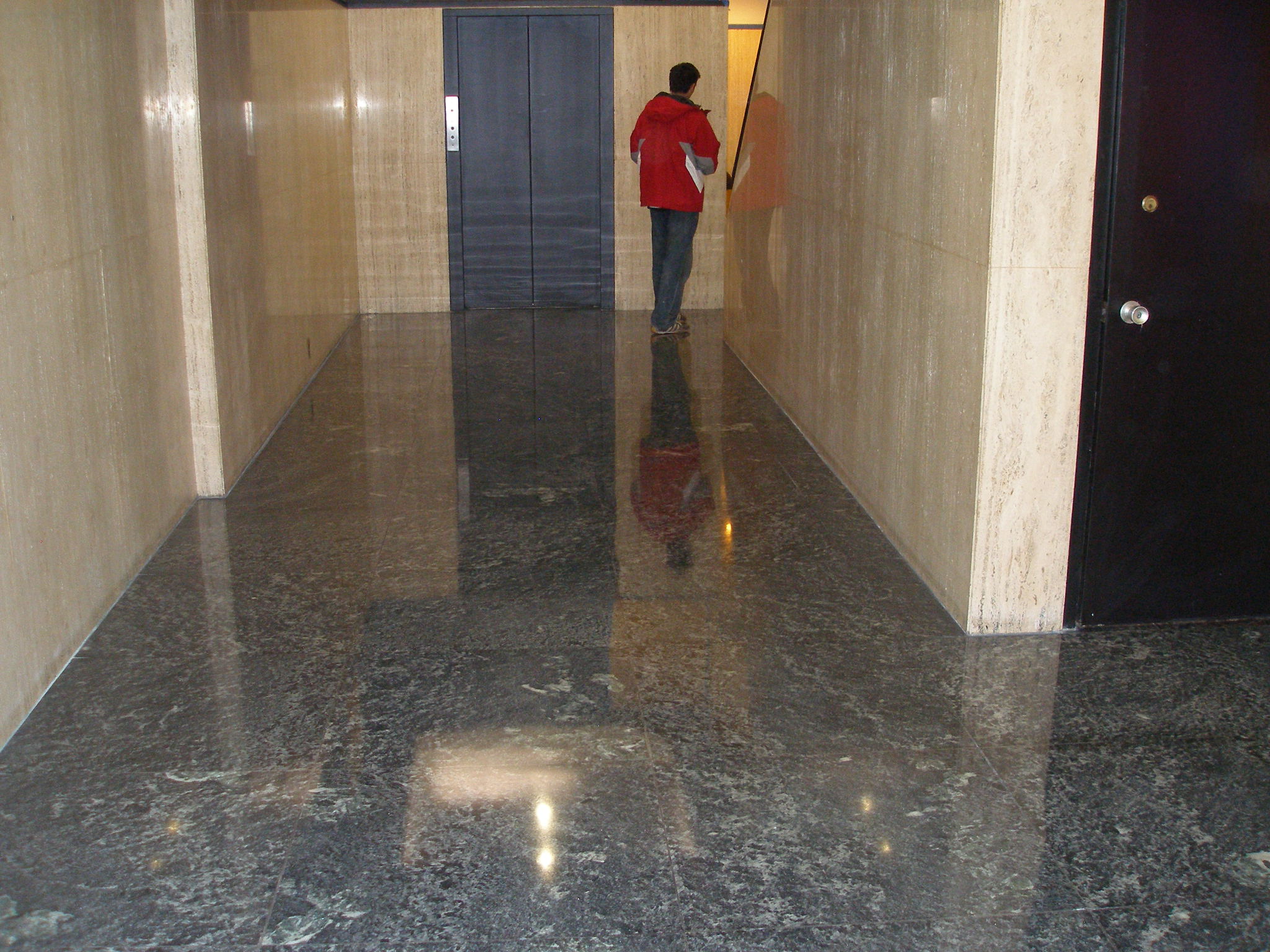 Granite Lobby Floor Restoration - Oldstonerestoration