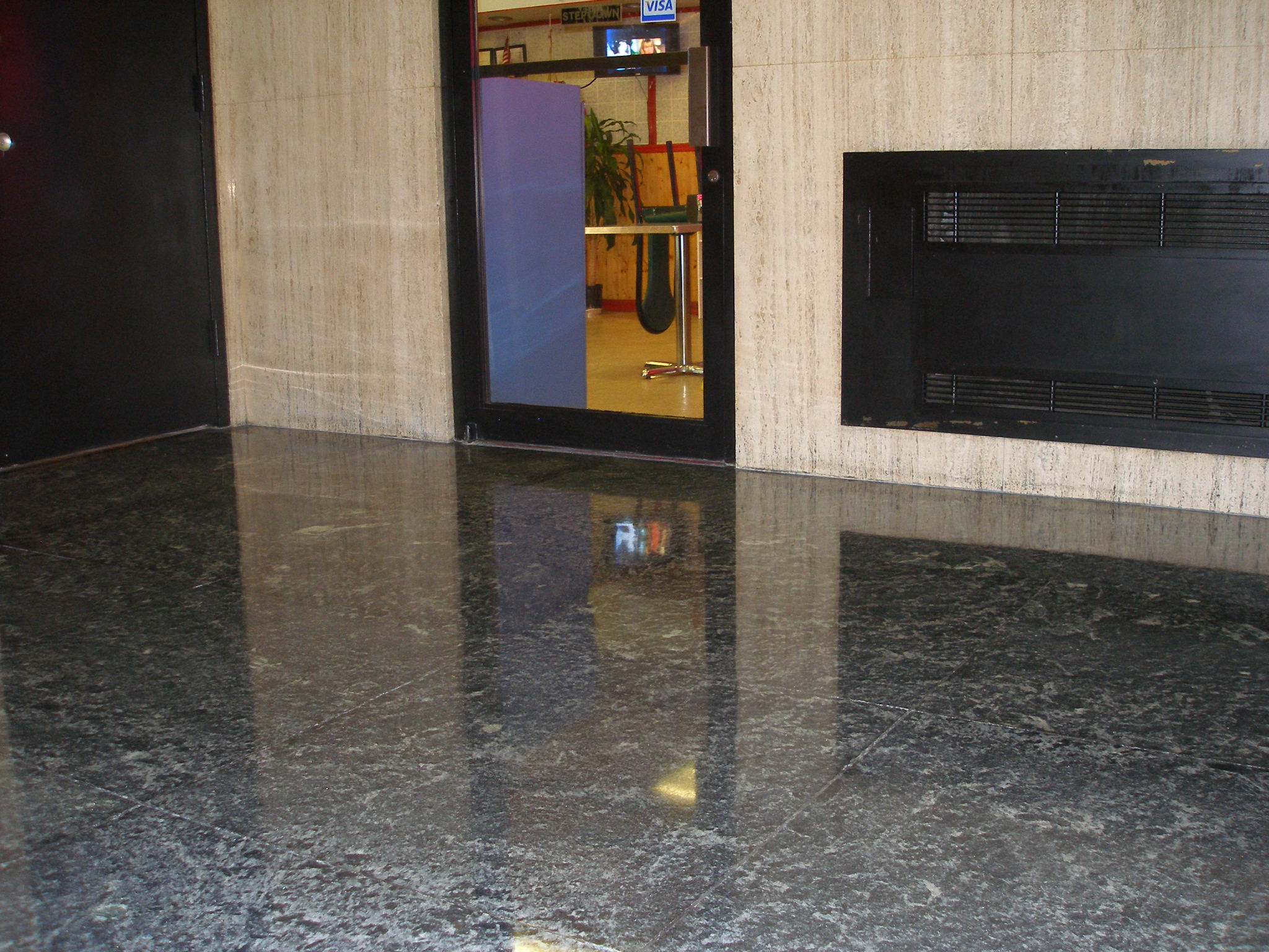 Granite Lobby Floor Restoration - Oldstonerestoration