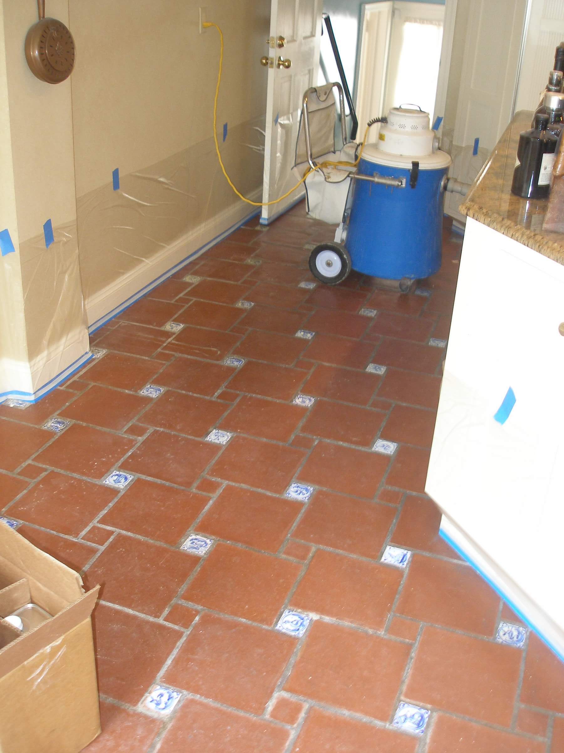 Terrecotta Floor Tile Restoration - Oldstonerestoration