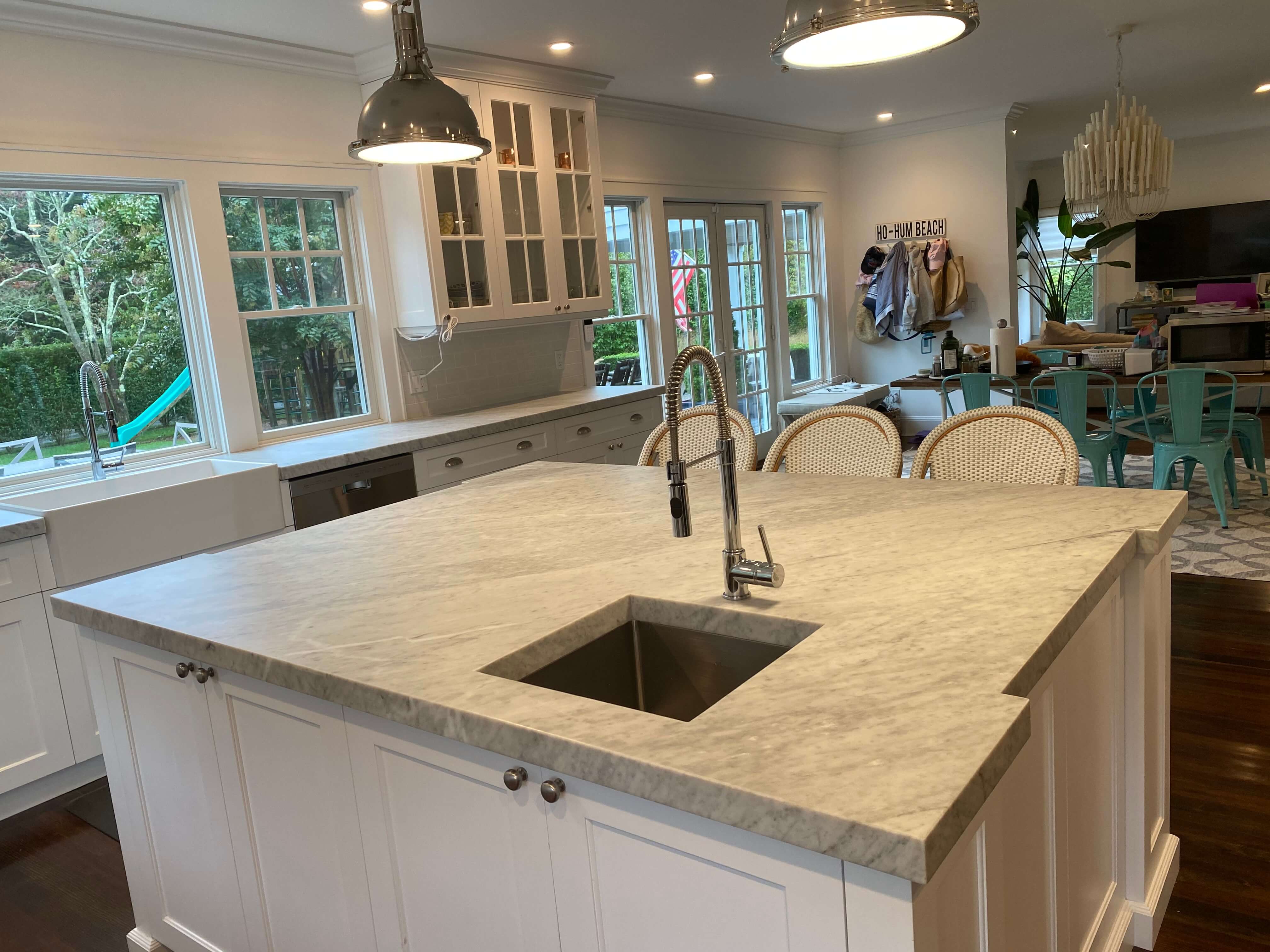 Marble Kitchen Counters Hone Finish - Oldstonerestoration