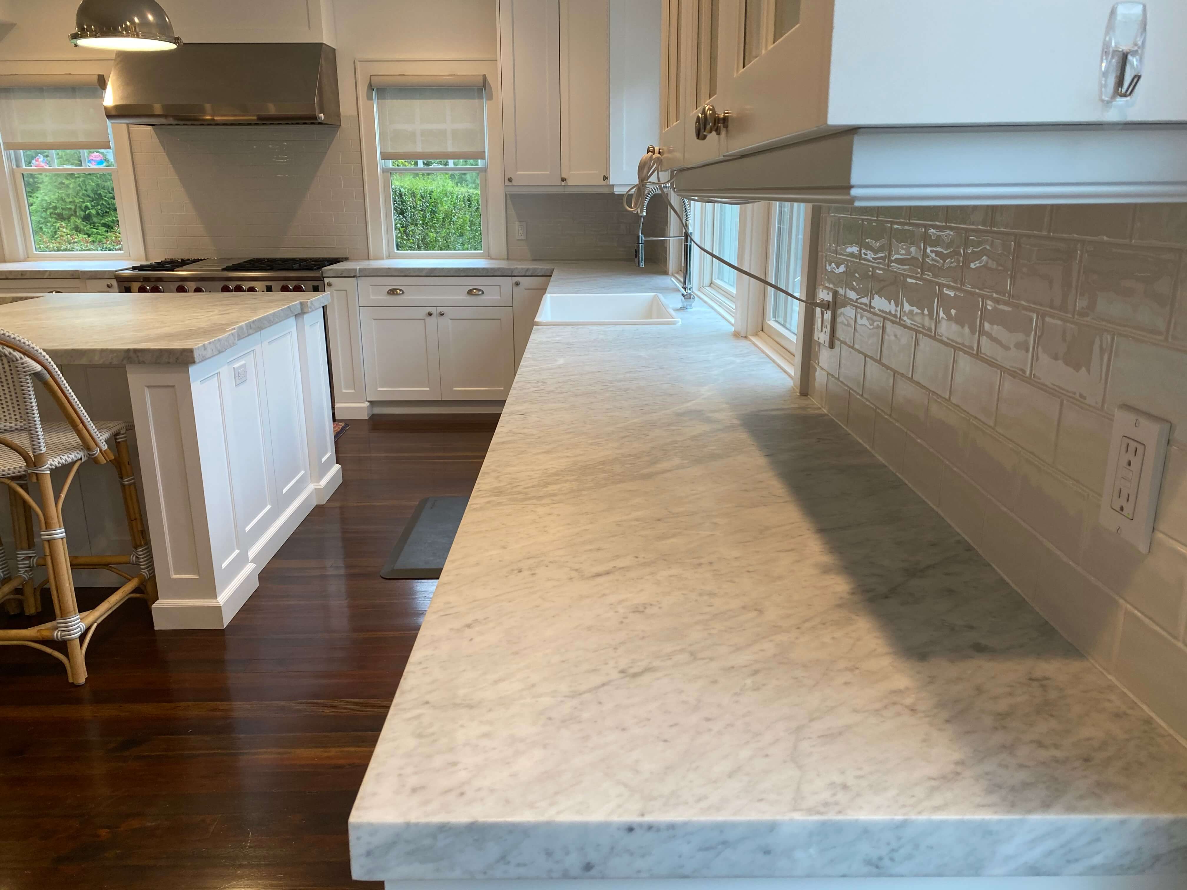 Marble Kitchen Counters Hone Finish - Oldstonerestoration